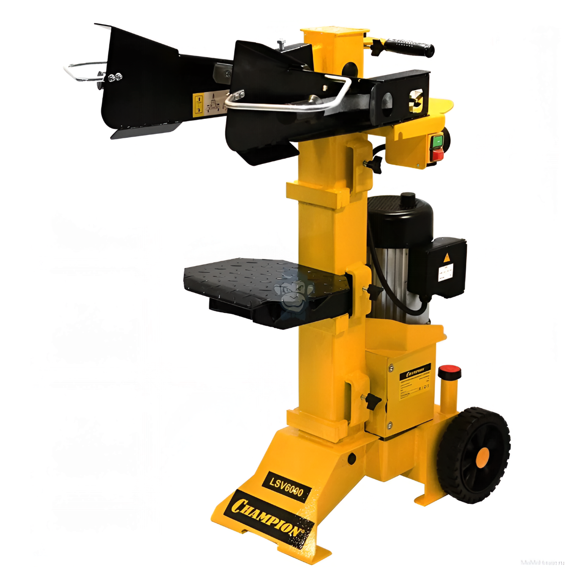Дровокол Champion LSV6000 желтый/черный, электрический, гидравлический, 2,7 кВт
