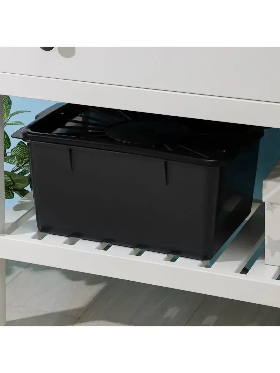 Контейнер для хранения с крышкой пластиковый 18 л