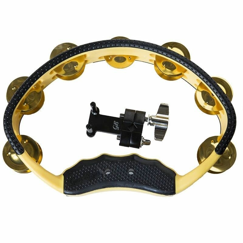 Gon Bops PTAMBR Tambourine тамбурин с креплением к стойке, жёлтый