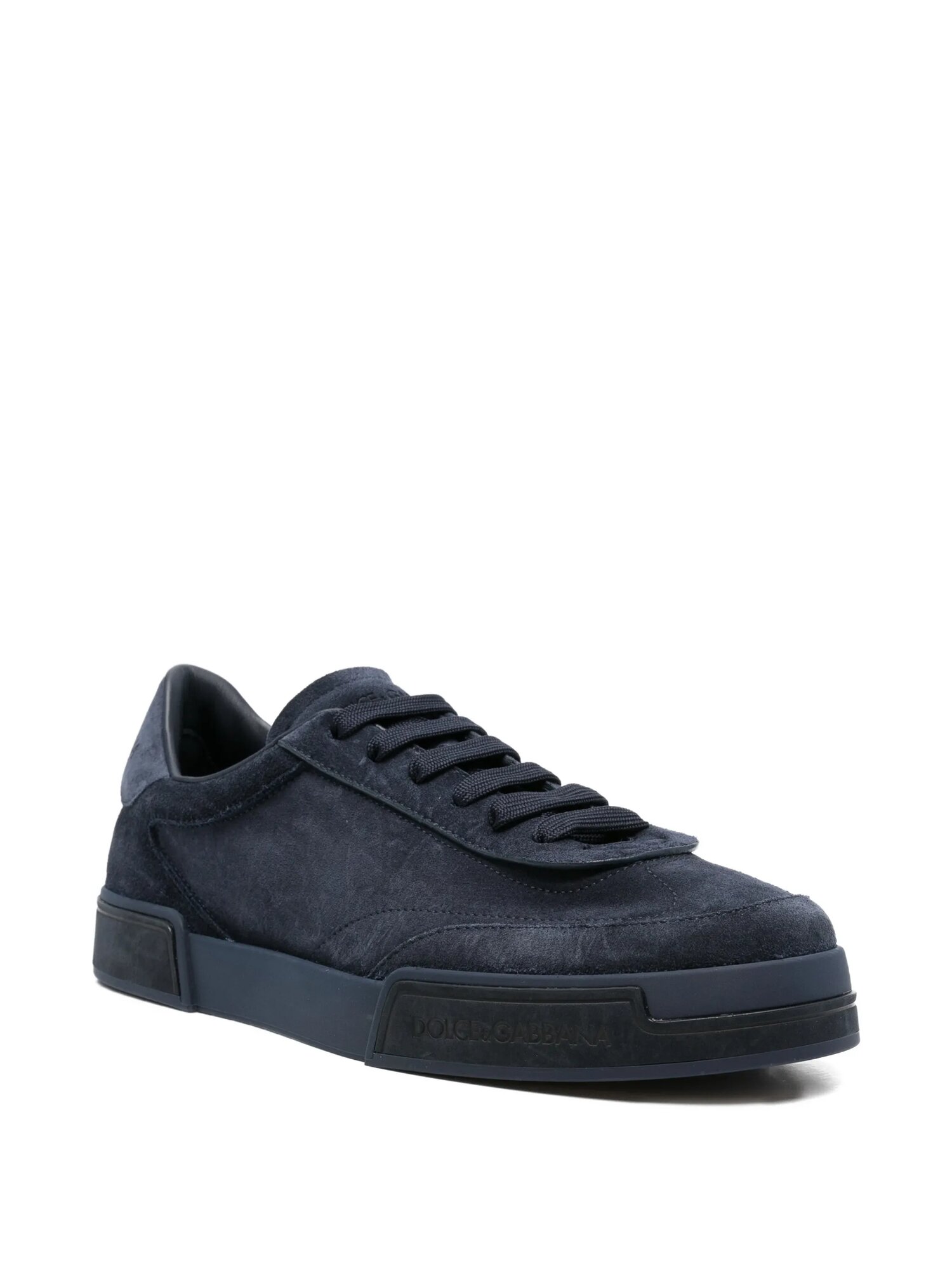 Кроссовки DOLCE & GABBANA Suede sneakers, размер 41 EU, синий — фото 1