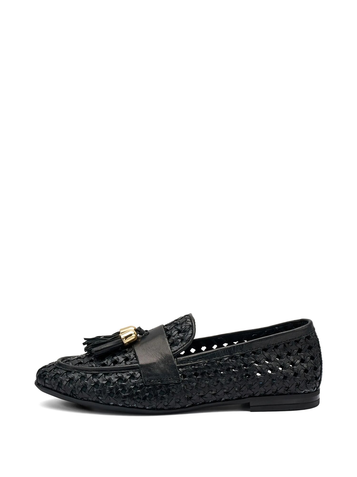 Лоферы Woven tassel loafers