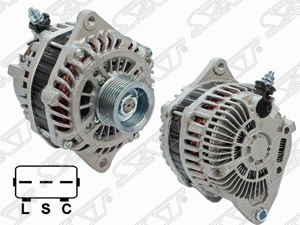 Генератор SAT ST-23100-1AA1A Nissan TEANA J32 VQ25DE 08-13/MURANO Z51/Z51R VQ35DE 08-1512V 130A