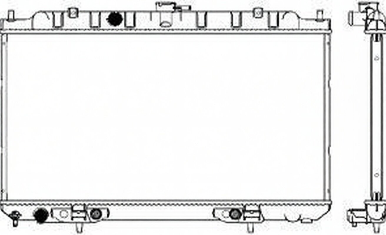 Радиатор NISSAN ALMERA 00-01, SUNNY 98-02 33411014 Sakura арт. 33411014