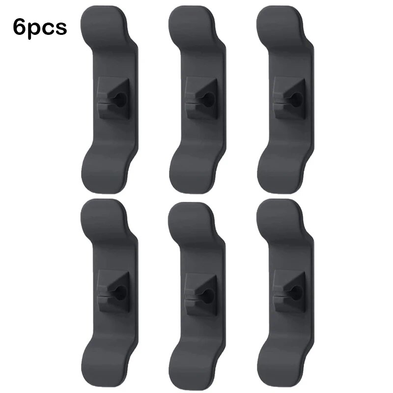 Крючки для шнура Black, 6 шт.