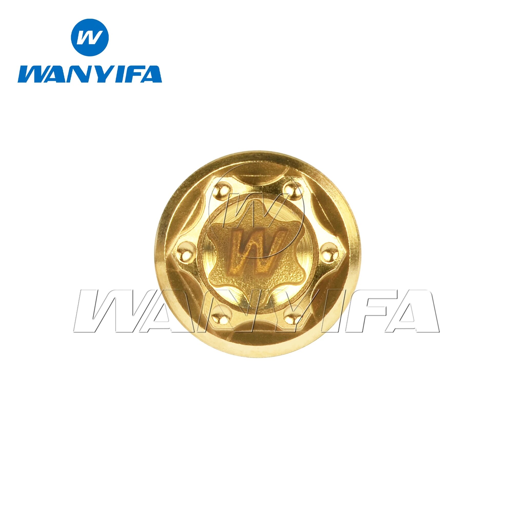 Титановые болты Wanyifa M5x6-90 мм Torx T25 Желтый, Gold, 45mm