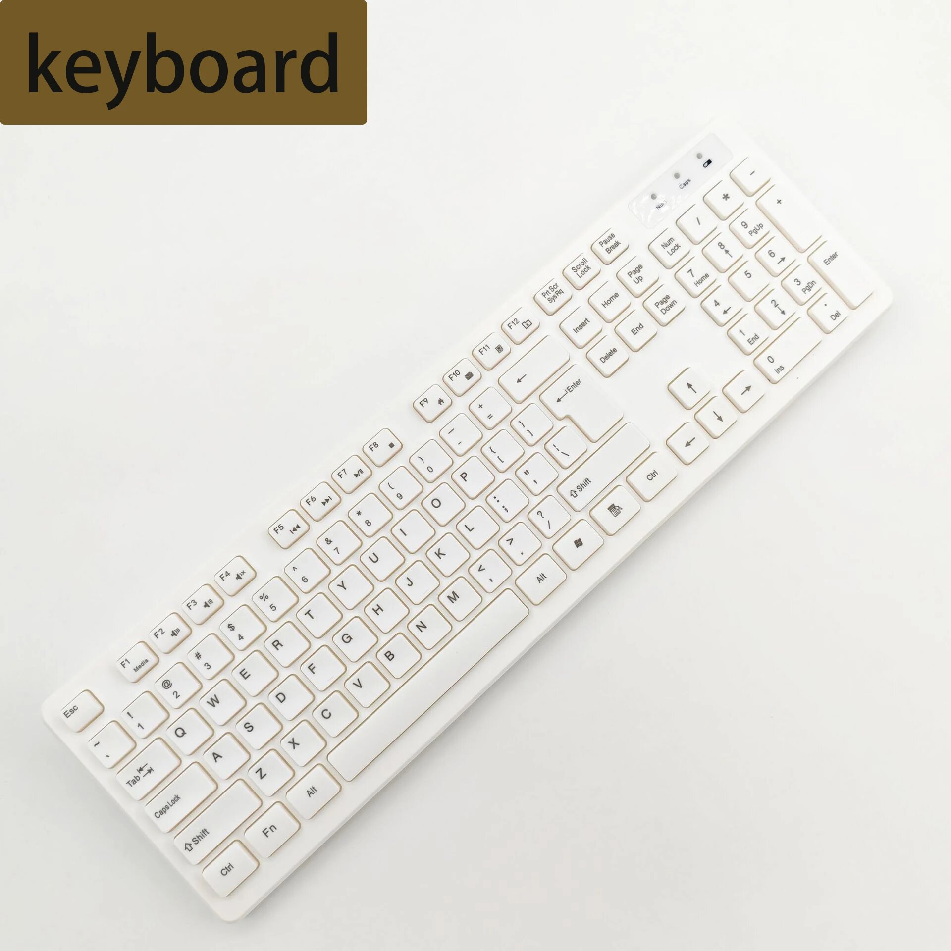 Беспроводная клавиатура French layout, Only white keyboard