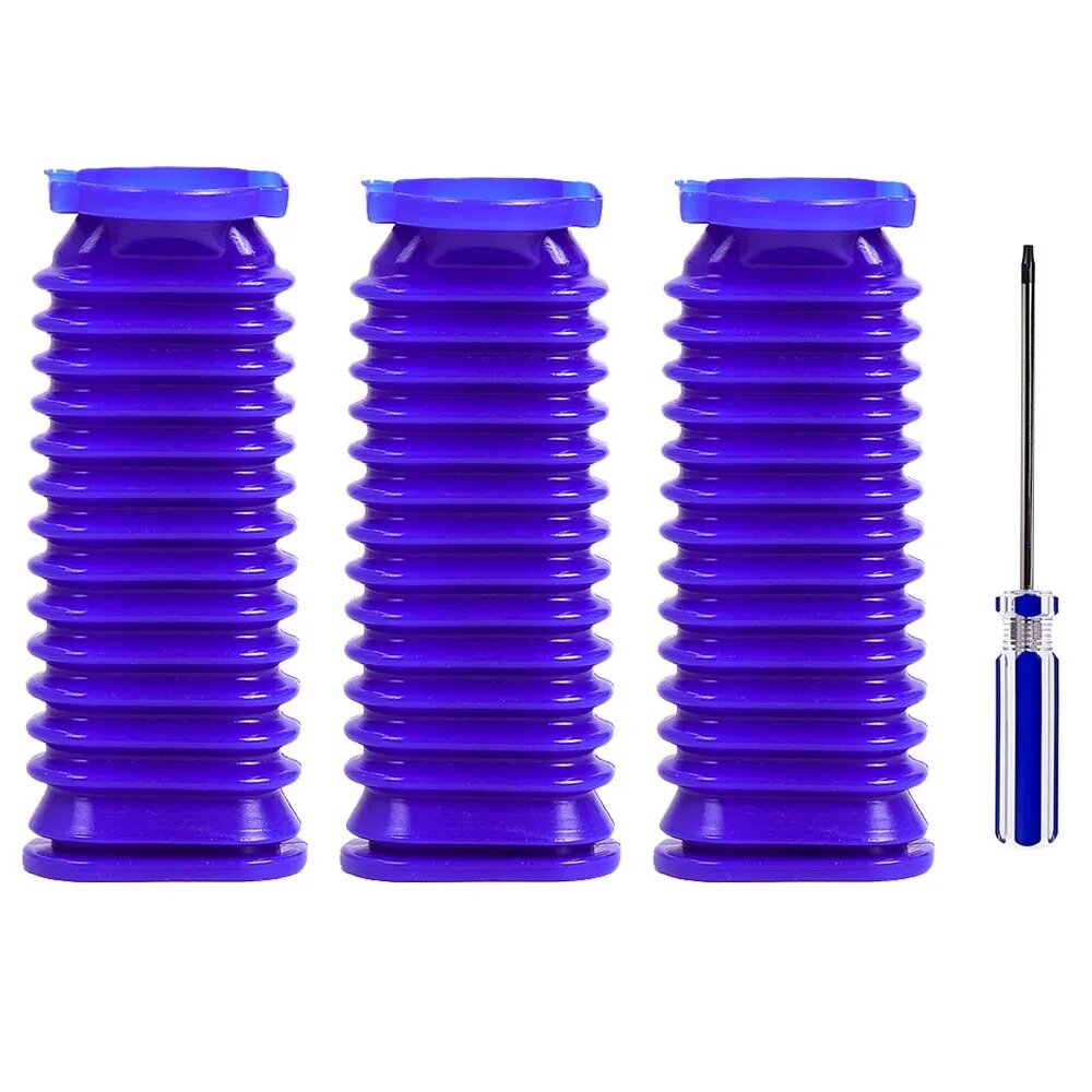 Синий шланг для пылесоса Dyson V6-V11, 3шт