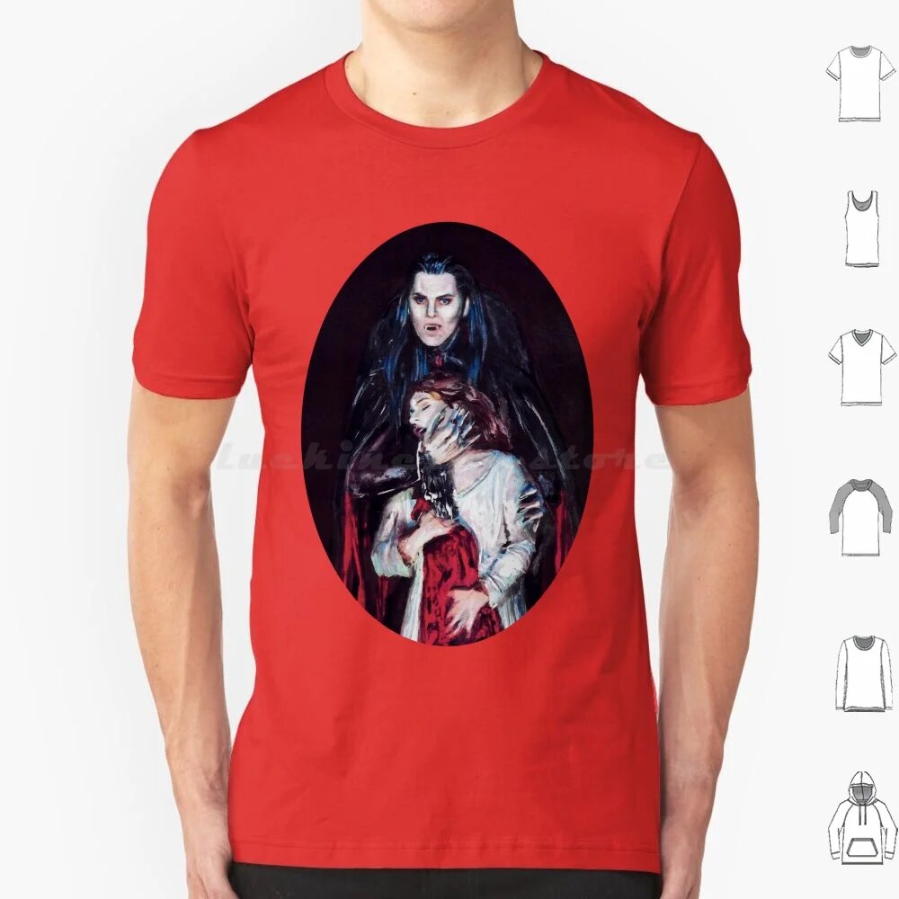 Красная футболка с принтом "Count Of Krolock II" 6XL