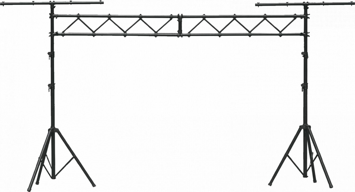 XLine Stand LST-100A Комплект стоек для световых приборов с горизонтальной фермой и 2 штангами, алюминий, нагрузка 100 кг, высота 162-325 см