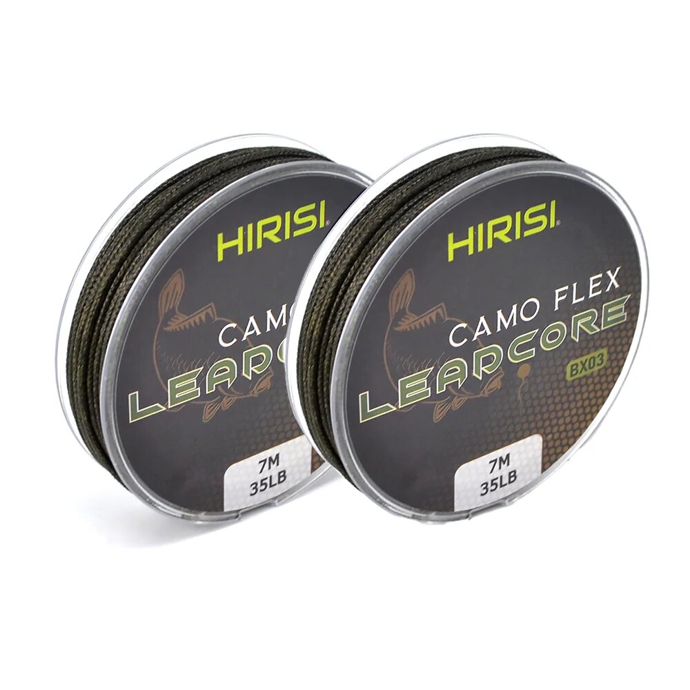 Hirisi Camo Flex Leadcore плетенка 35LB 7м, 2pcs Arm Green