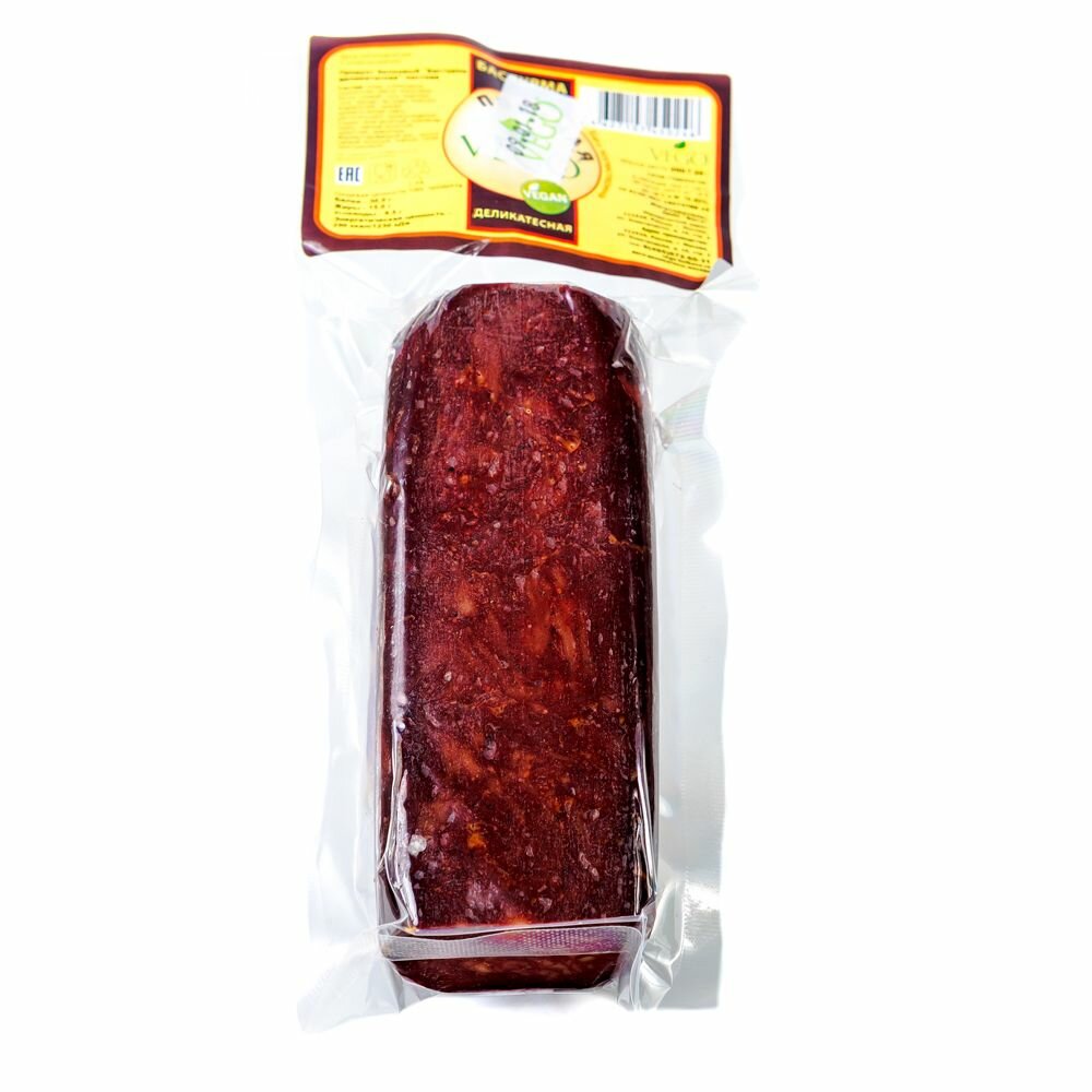 Бастурма вегетарианская растительная Вего, 200г / 100% растительный продукт без мяса