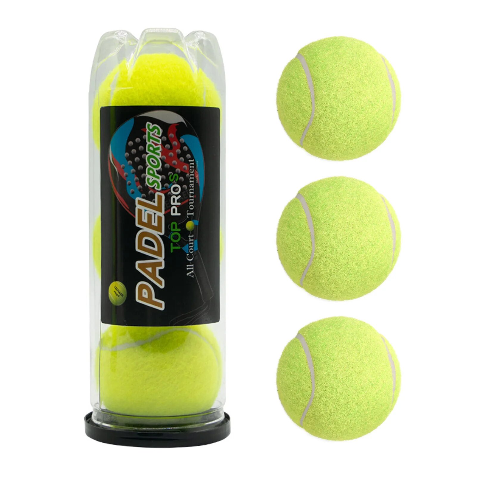 Тренировочные теннисные мячи Padel 3шт