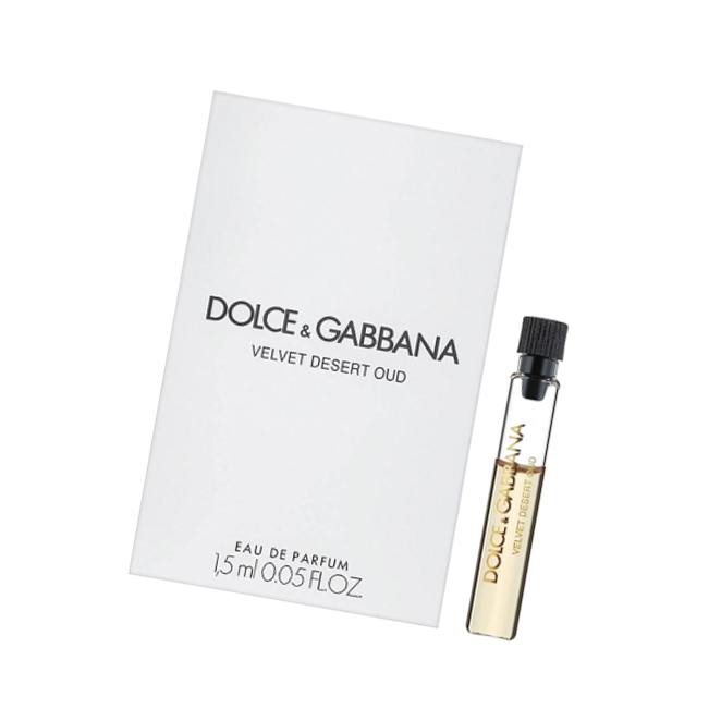 Мужская парфюмерная вода Dolce & Gabbana Velvet Desert Oud 1.5 мл пробник - Вельвет Десерт Уд