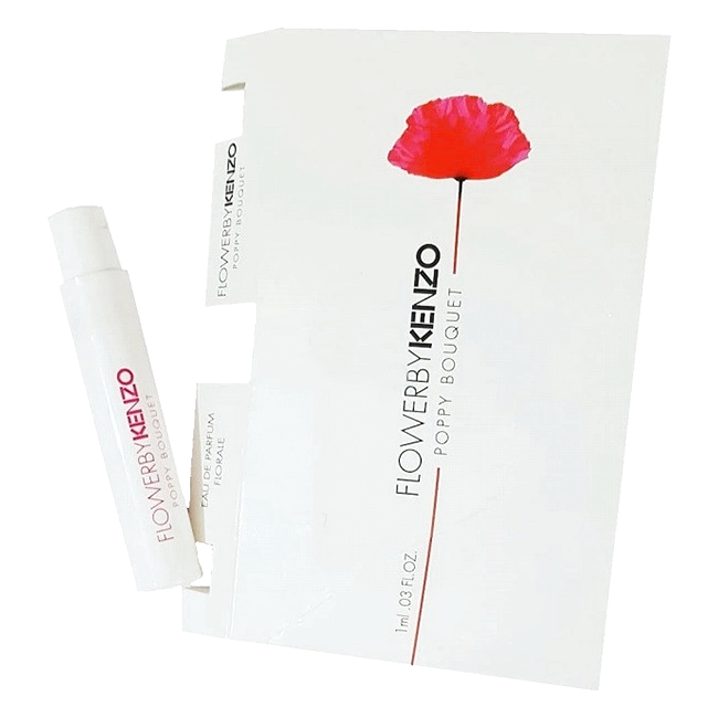 Духи Kenzo Flower Poppy Bouquet женские 1 мл миниатюра - Кензо Флауэр Поппи Букет парфюм