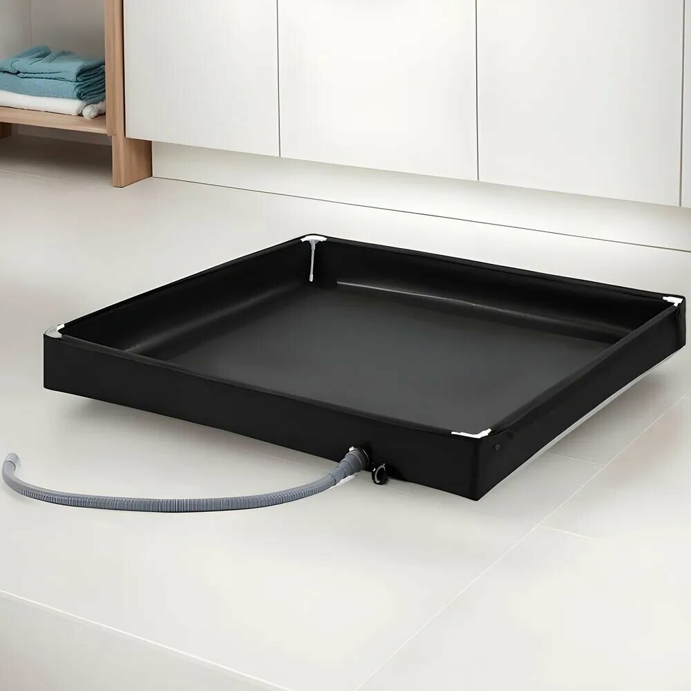 Черная волокнистая трубка 80*80*10 бассейн со сливной трубой