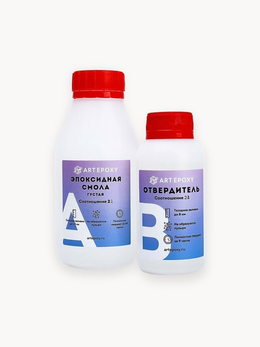Эпоксидная смола ArtEpoxy Густая для творчества, для рисования 300 г