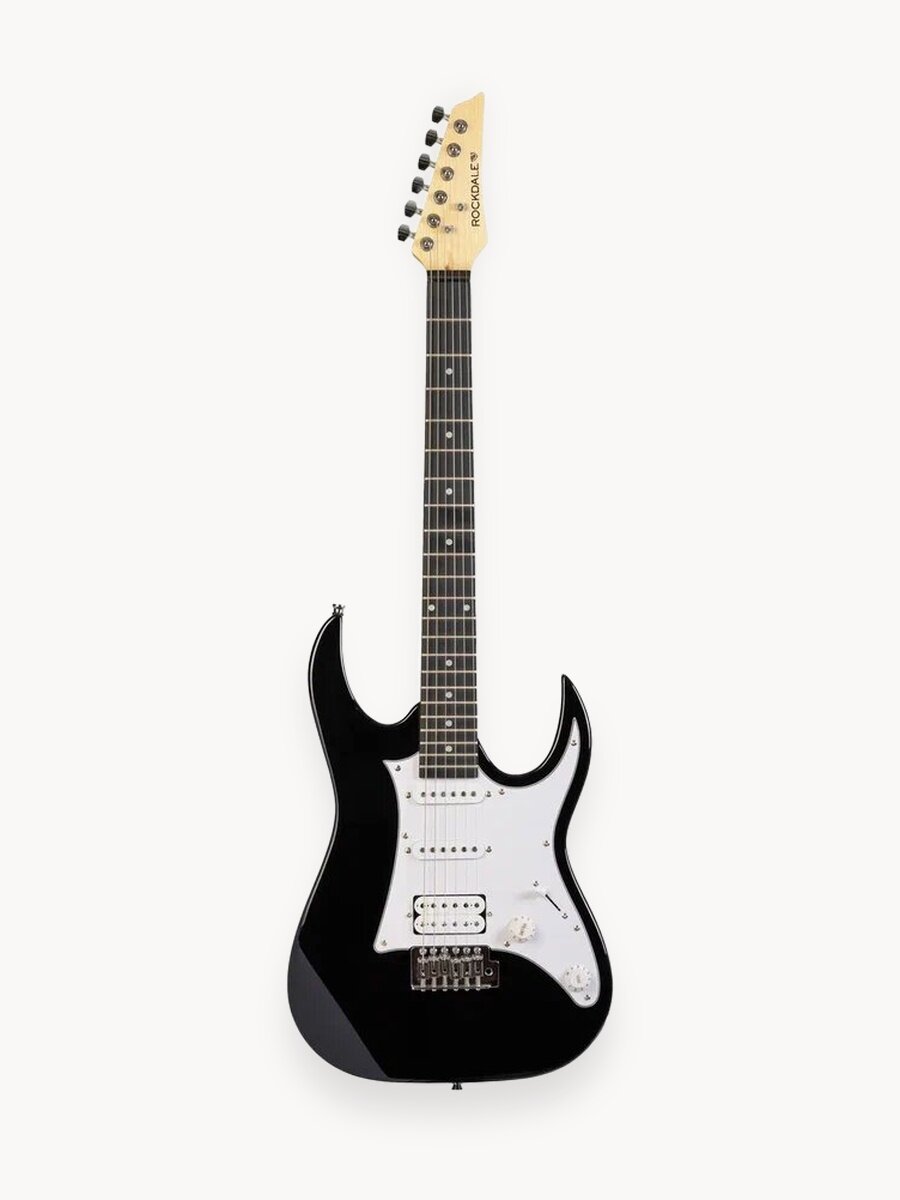 ROCKDALE Akira HSS Black электрогитара, цвет черный