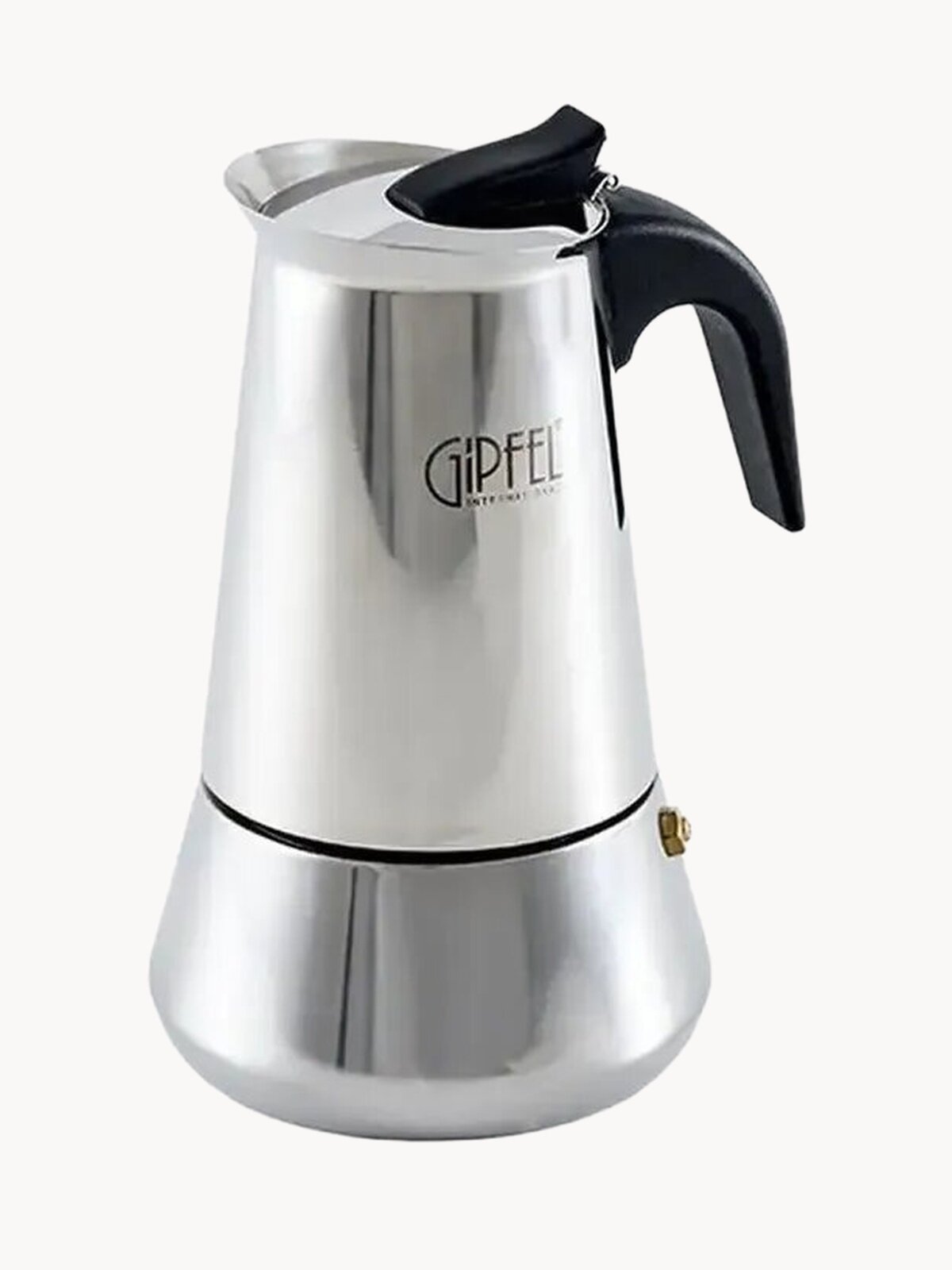 Кофеварка гейзерная Gipfel Iris 5327, нержавеющая сталь, 0.45 л