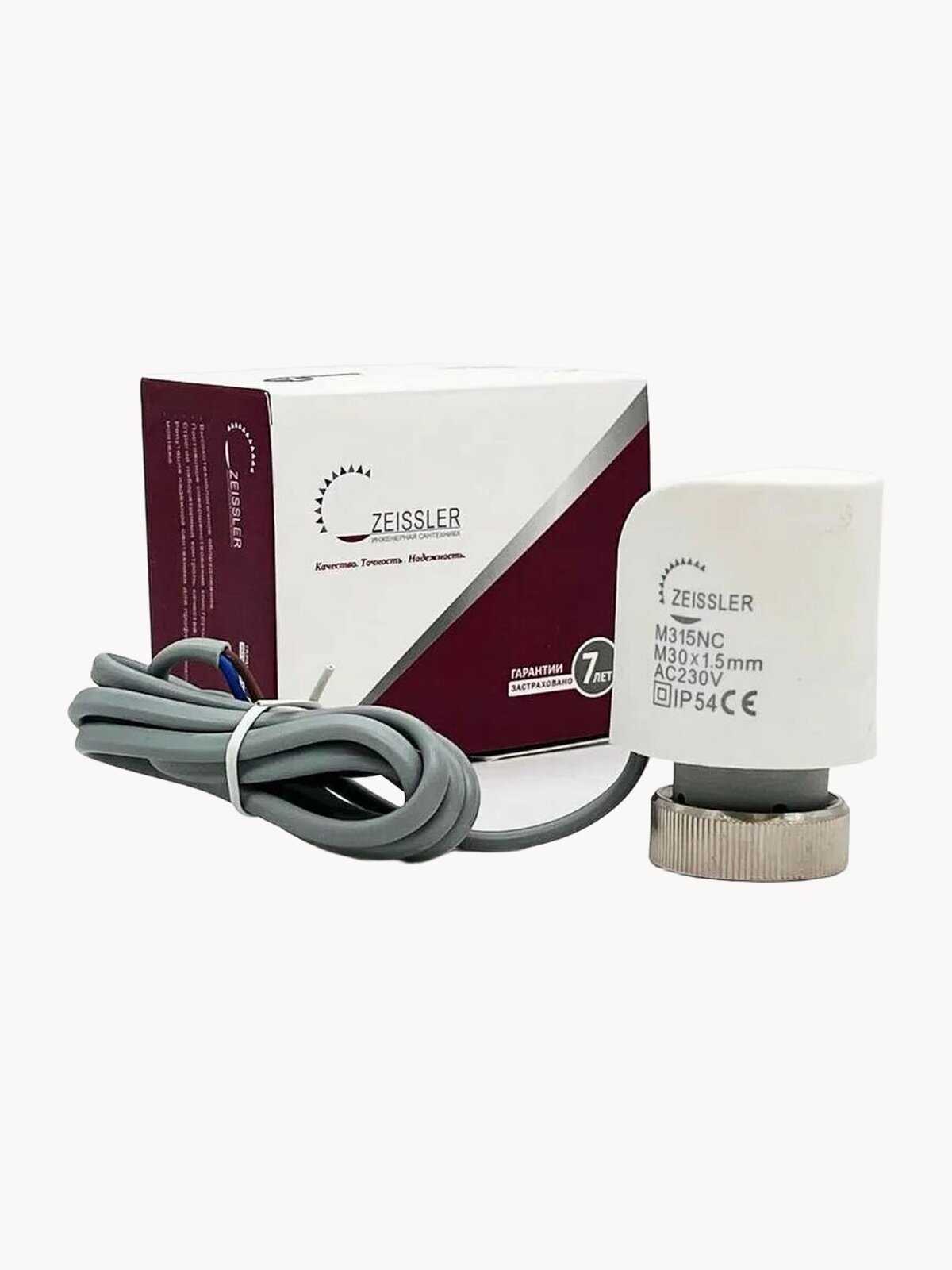 Сервопривод электротермический для коллектора ZEISSLER, M315NC нормально закрытый 230 В