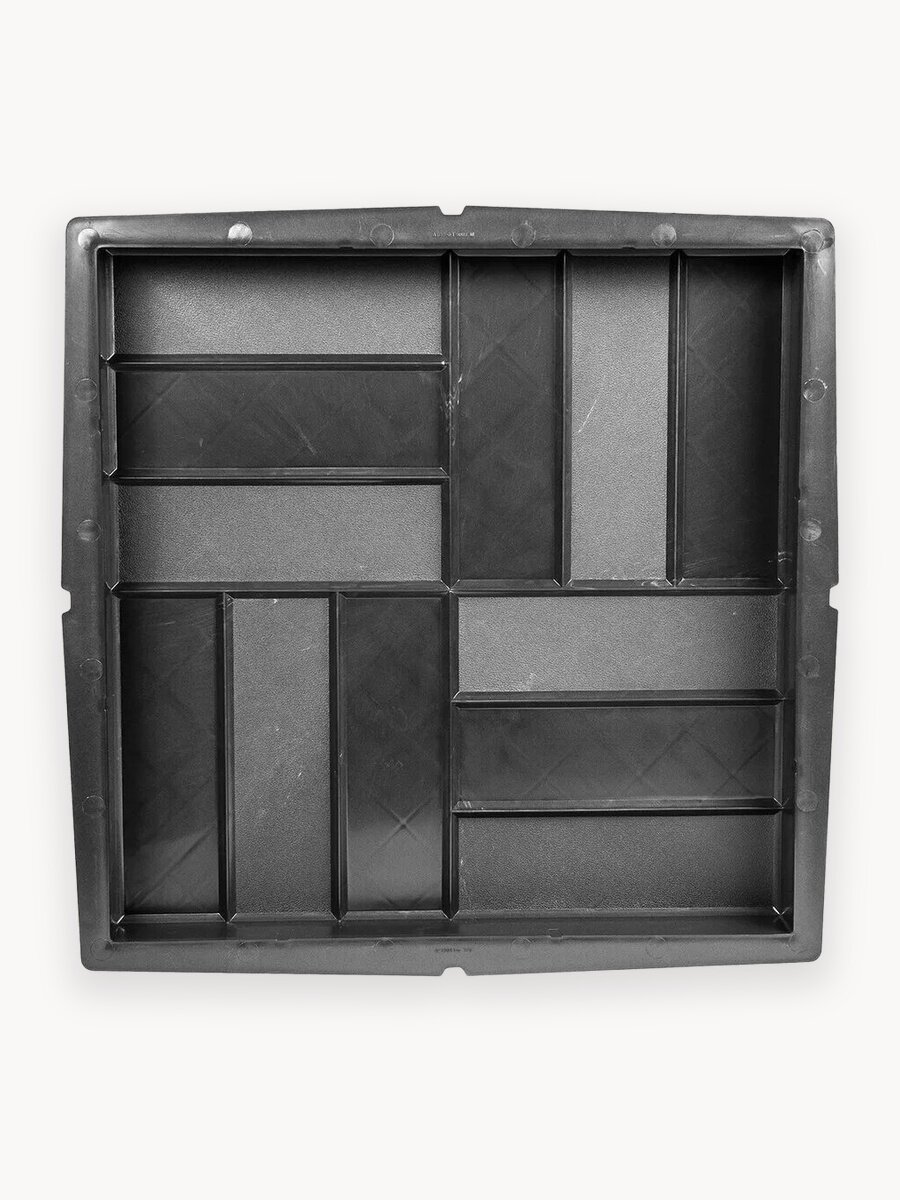 Формы для тротуарной плиты 12 камней (готовое изделие 500х500х60 мм), комплект-4 шт. Standartpark