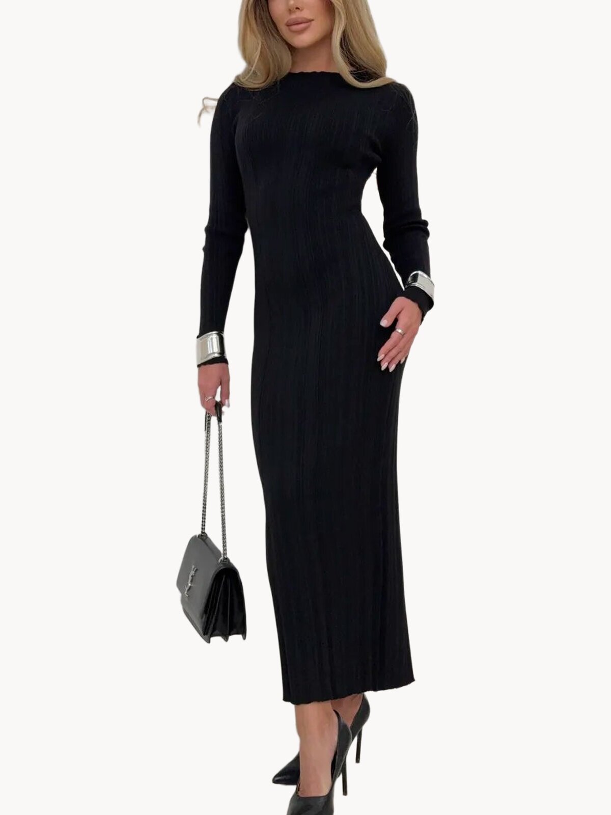 Платье Платье трикотажное женское теплое осень- зима 2025