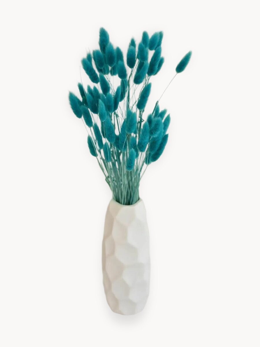 Сухоцвет Лагурус для декора Trava Decor букет цветов для вазы, зеленая