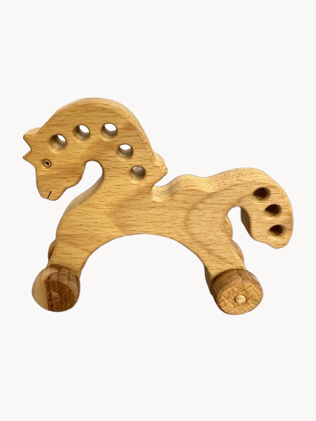 Каталка буковая "Лошадка"