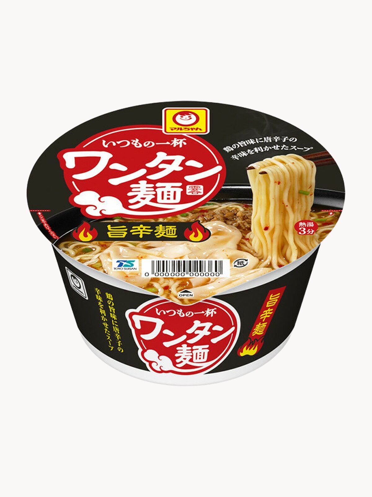 Лапша быстрого приготовления Toyo Suisan с пельменями вонтон с курицей 79 г, Япония