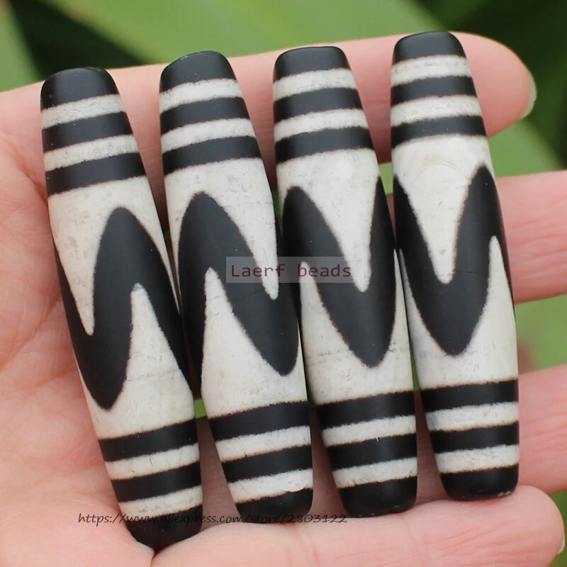 Древние тибетские бусины из агата Дзи лаerf beads Teeth