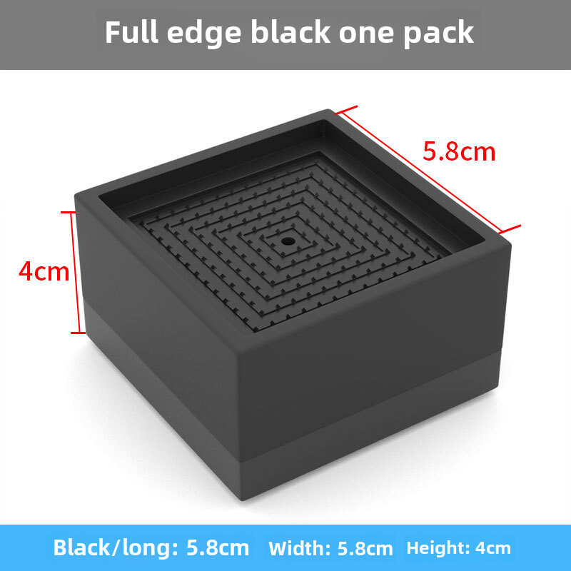 Кровать Amazon Black Furniture, нескользящая накладка из ТПУ, высота 4 см