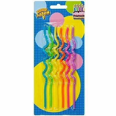 Свечи для торта Веселая затея "Спираль", 16 см, 6 шт