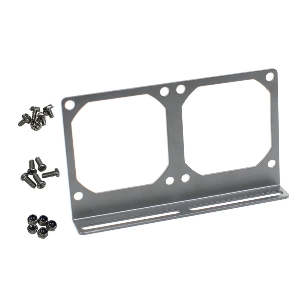 Монтажный кронштейн Memoty Cooling Fan Кронштейн для крепления радиатора памяти корпуса ПК на 8-сантиметровую стойку вентилятора охлаждения компьютера