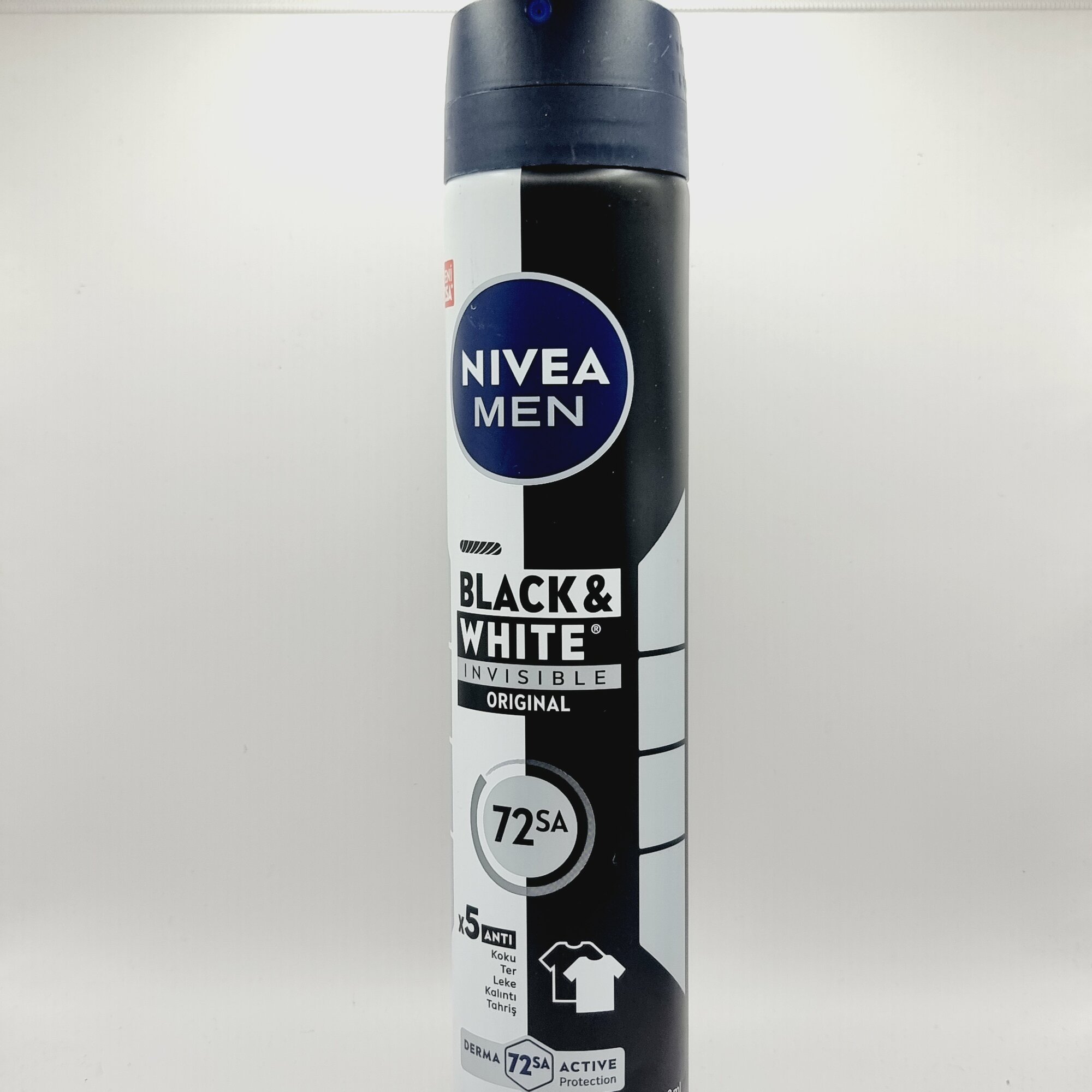 NIVEA men антиперсперант Black & White Invisible спрей 200 мл (Германия)