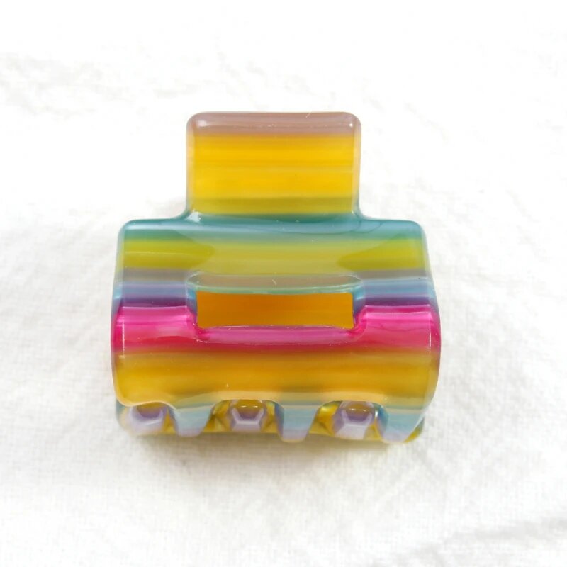 Bgffuy леопардовые корейские ацетатные полые красочные мини-когти для волос заколки для волос в виде краба для детей, заколки для девочек, аксессуары для волос, заколки