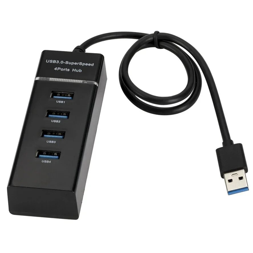 4-портовый USB-концентратор 3.0 Высокоскоростной разветвитель Multi USB 3.0 Тип c USB 2.0 Расширитель Адаптер питания для ПК Портативные компьютерные аксессуары
