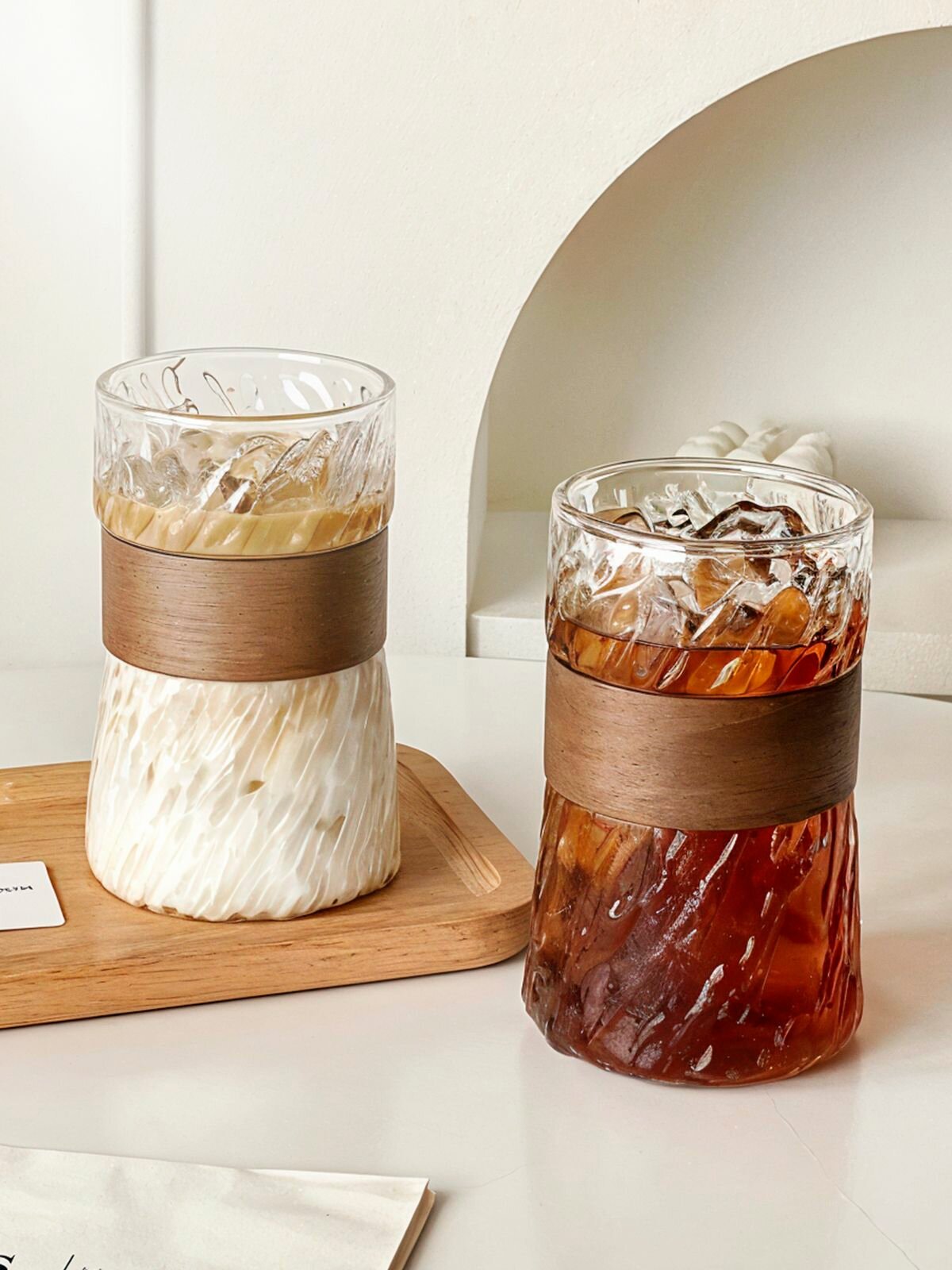 Набор стаканов / стаканы стеклянные 410 мл 2 шт Conflate