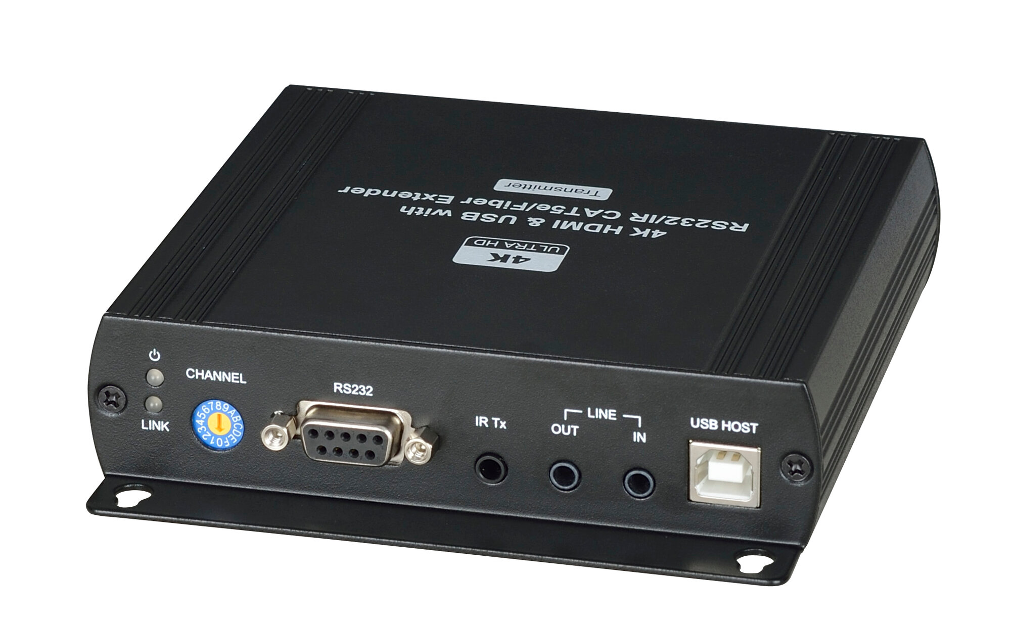 Удлинитель SC&T HKM01-4K HDMI KVM 3.5 jack IR RJ-45 RS-232 USB