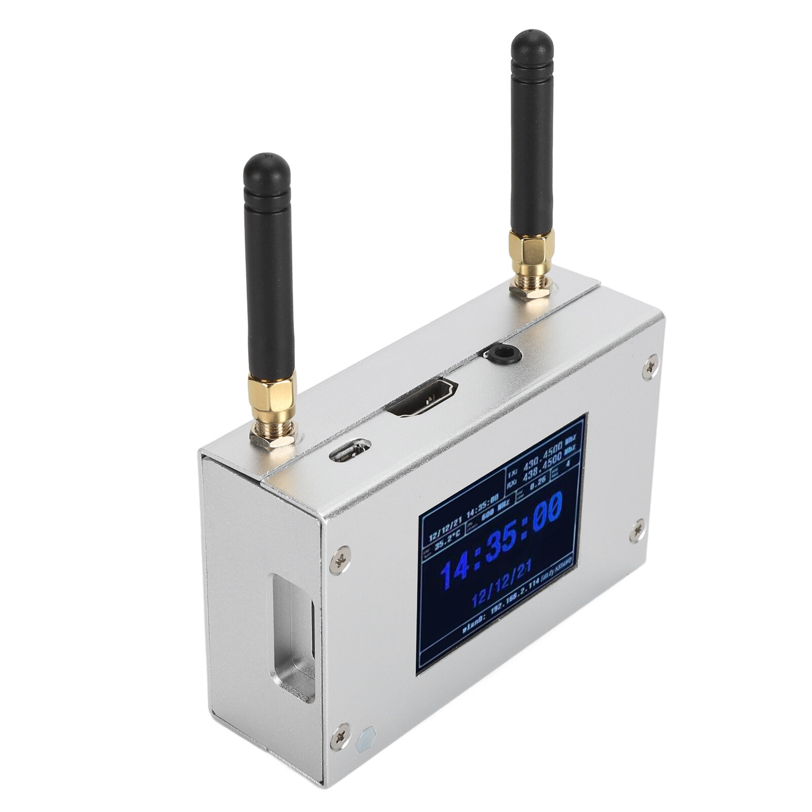 Плата дуплексной точки доступа MMDVM Алюминиевый корпус Поддержка цветного дисплея C4FM DMR DSTAR P25 Многорежимный цифровой голосовой модем с картой памяти 8G