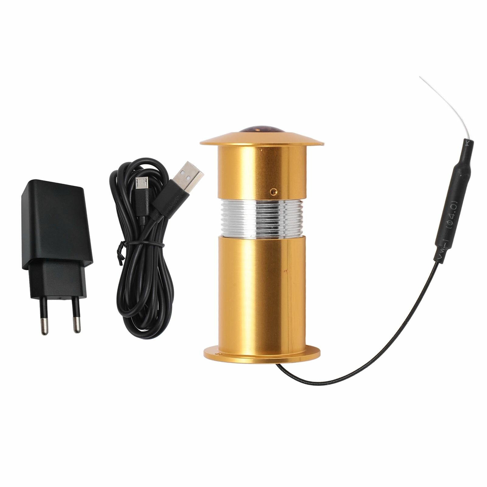 Двусторонняя камера для просмотра дверей с функцией обнаружения движения HD Wi-Fi для управления через приложение TUYA, камера в дверном глазке с ночным видением и широким углом обзора 90 градусов