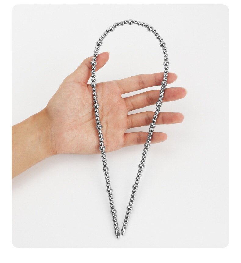 Двойной уретральный стержень , c шариками диаметром 6-8 мм и 60 см длиной