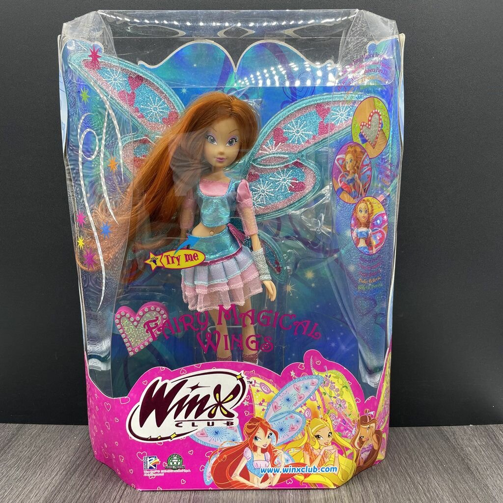 Winx club Блум Стелла флора Девочка-кукла Волшебные крылья винкса Стелла
