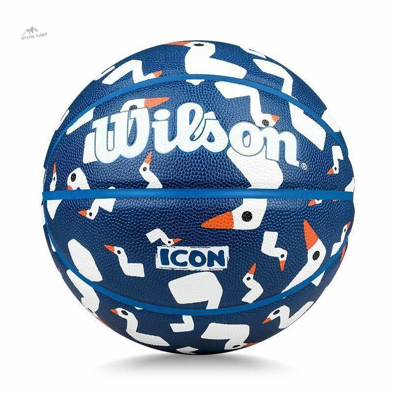 Мяч баскетбольный Wilson ICON #5, WZ201130105, Синий, размер 5