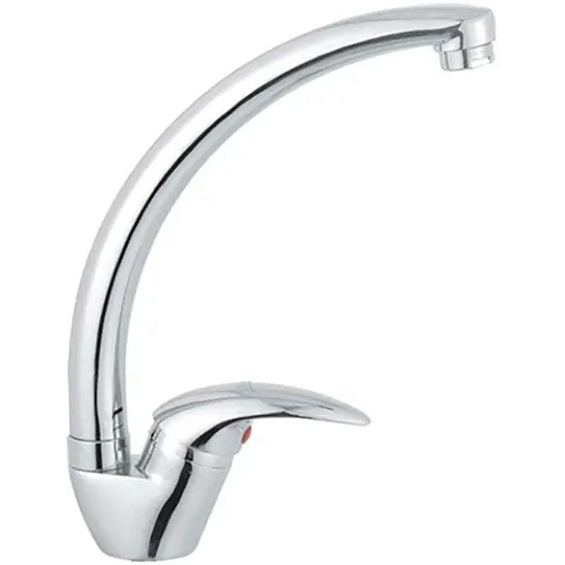 Смеситель для кухни Ledeme H38-B 504215 хром, рычажный, силумин