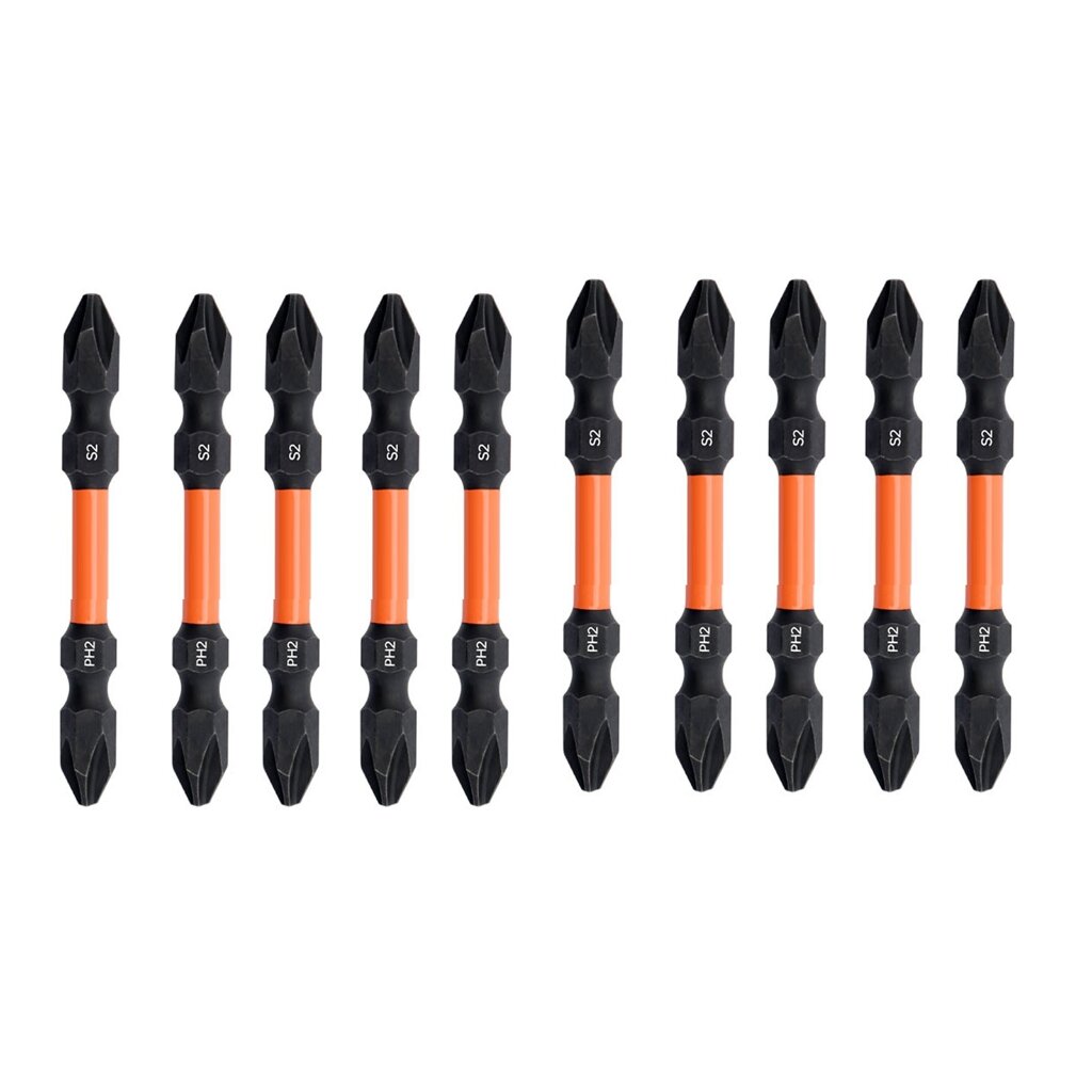 Высокопрочные двухсторонние крестовые биты из стали S2 для универсального использования в различных ремонтных и сборных задачах