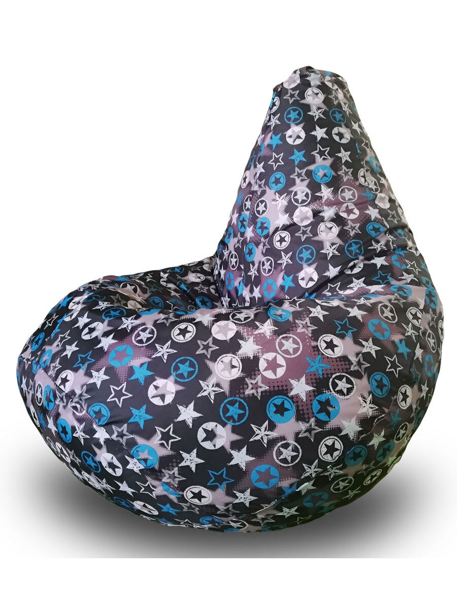 Кресло мешок MyPuff, бескаркасное кресло, пуфик мешок, размер 4XL, оксфорд, Фабрика звезд