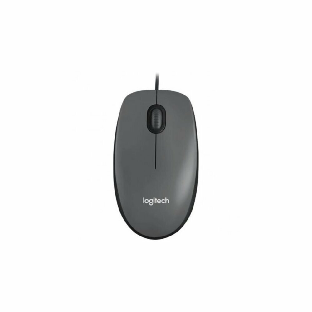 Мышь проводная LOGITECH M90 grey (USB, 1000dpi, 2but) (910-001793)