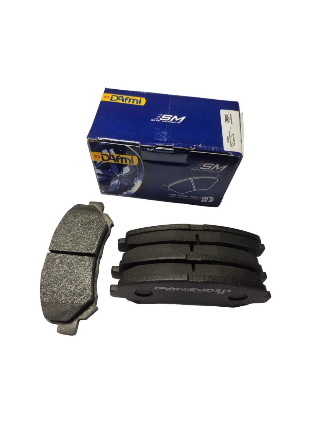 Колодки тормозные дисковые передние DAFMI D514SM
