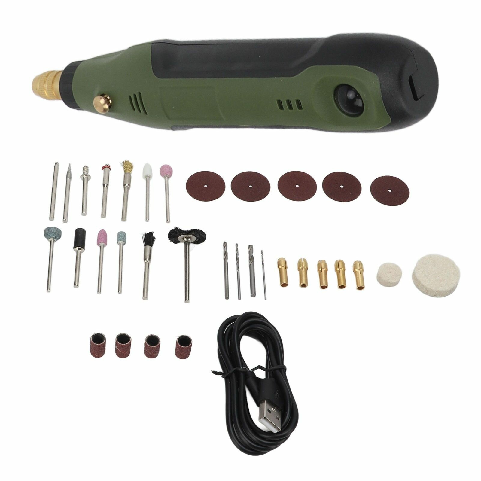 Беспроводной гравер (резиновая ручка, 3 скорости)