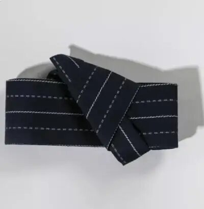 Мужской хлопковый пояс Vzofien Темно-синий, 12