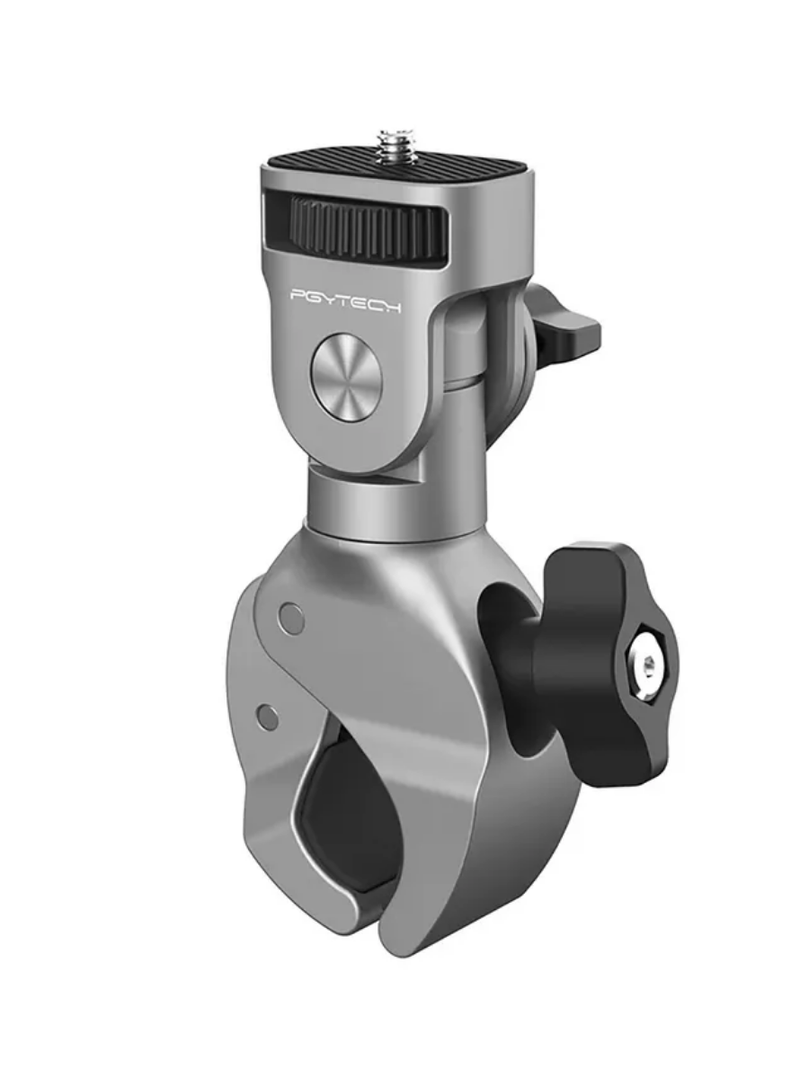 Крепление зажим PGYTECH Super Clamp Mount для экшн-камер, винтовой адаптер для вело- и мототехники, P-GM-171